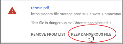 [Solution] Can’t download file from UpWork (“This file is dangerous ...